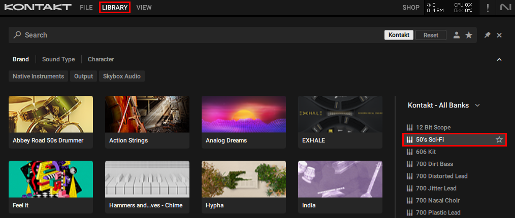 Kontakt 7.7 - User Interface Changes – Native Instruments