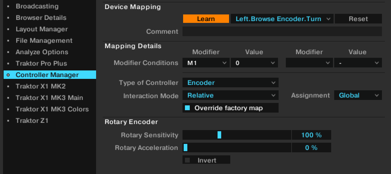 Traktor X1 MK3 Overmapping Instructions – Native Instruments