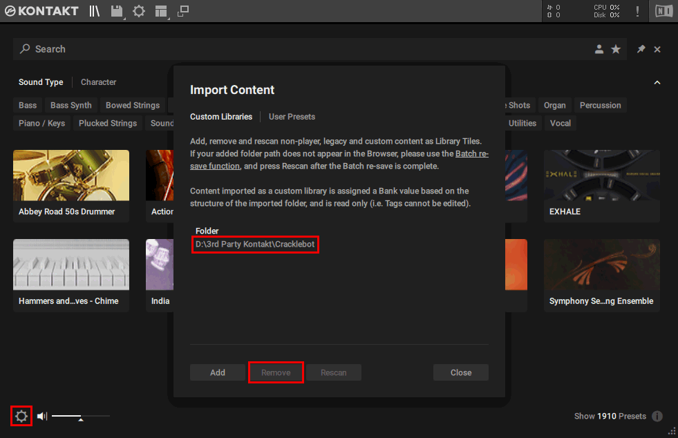 How to Add Non-Player Libraries to Kontakt 7 / 8's Browser – Native ...