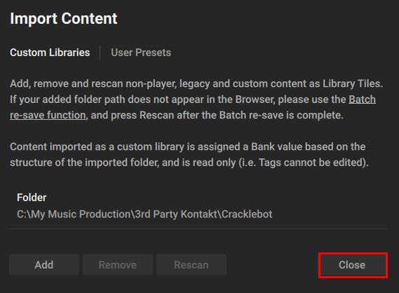 如何在 Kontakt 7 / 8 的浏览器中添加非播放器音色库(Non-Player Libraries) – Native Instruments 如何在 Kontakt 7 / 8 的浏览器中添加非播放器音色库(Non-Player Libraries) – Native Instruments