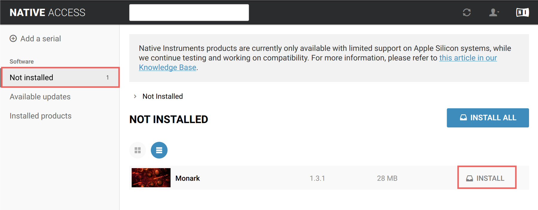 Komplete Kontrol Error Message: "Ensemble Not Found" – Native Instruments