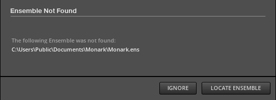 Komplete Kontrol Error Message: "Ensemble Not Found" – Native Instruments