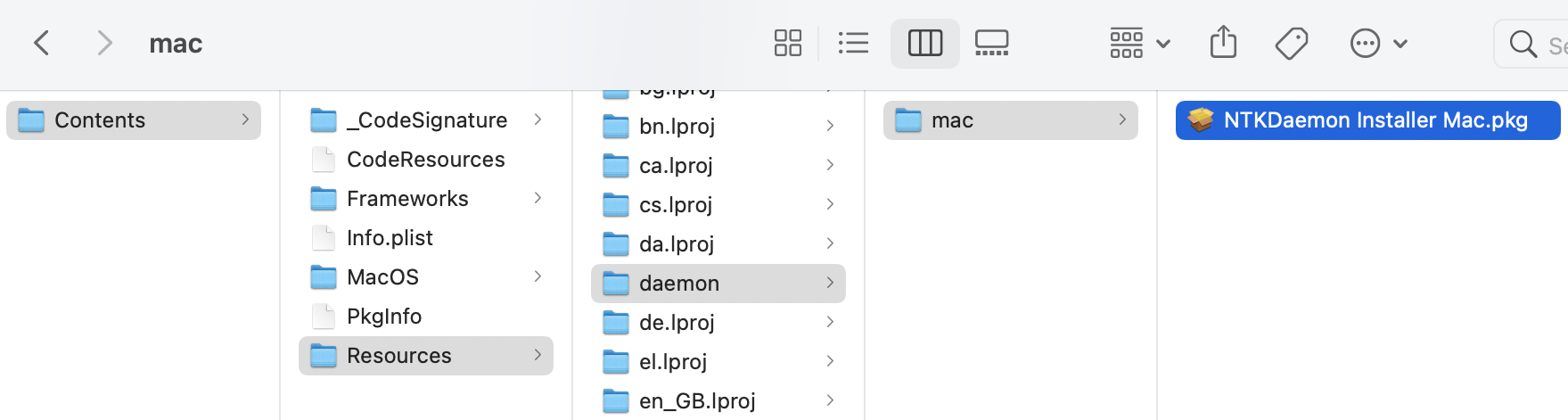 Native Accessエラー："Please grant permission to NTK Daemon to install ...