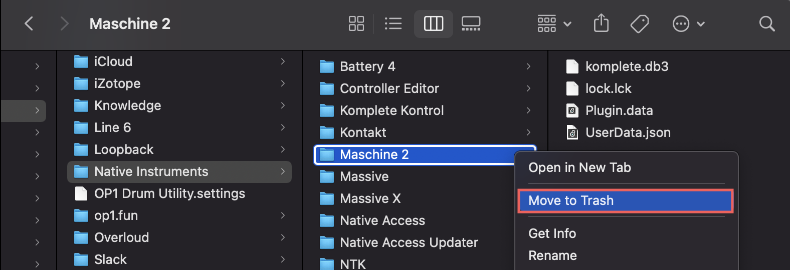 Maschine Error: "Missing Plug-ins. The following Plug-ins could not be ...