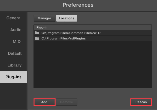 Maschine Error: "Missing Plug-ins. The following Plug-ins could not be ...