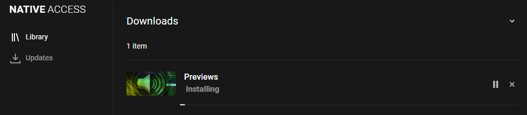Native Access 在安装 Previews 时卡住 – Native Instruments