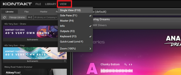 Kontakt 7.7 - User Interface Changes – Native Instruments