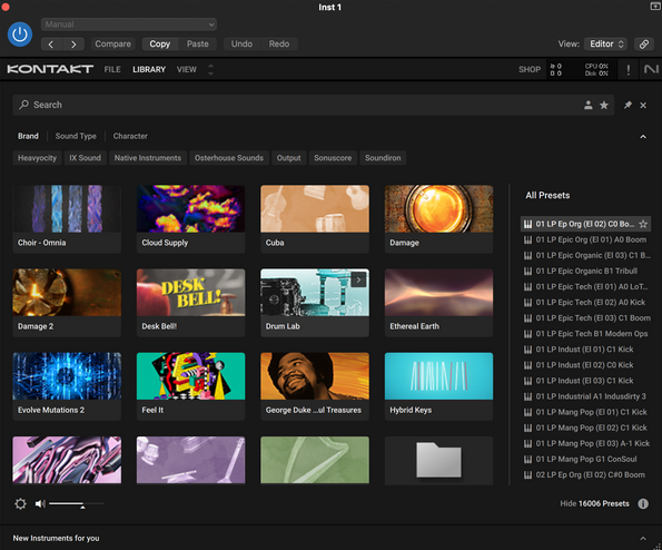 Kontakt 7.7 - User Interface Changes – Native Instruments