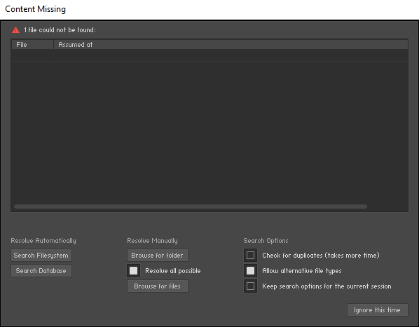 Kontakt 错误消息：“内容丢失（Content Missing）” – Native Instruments