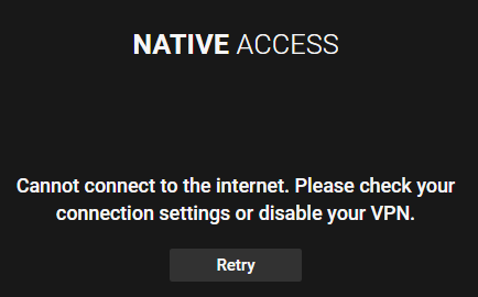 Native Access 错误提示：“Can't connect to the internet（无法连接到互联网）” – Native ...