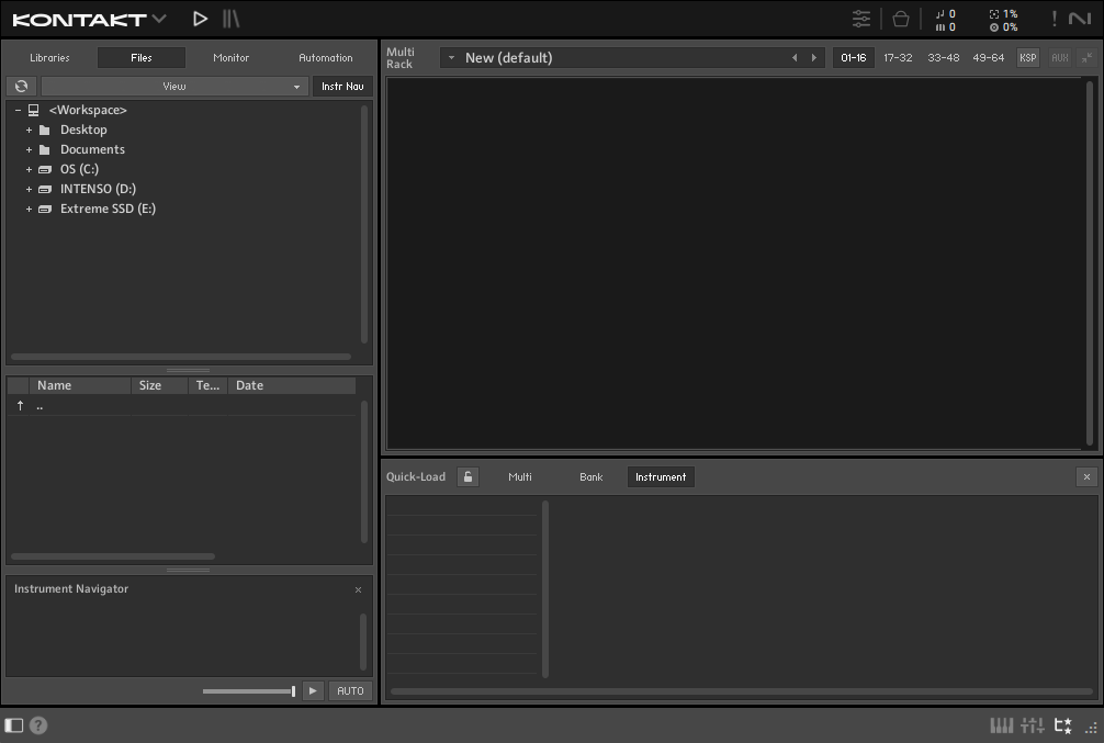Kontakt 8.8 - User Interface Changes – Native Instruments