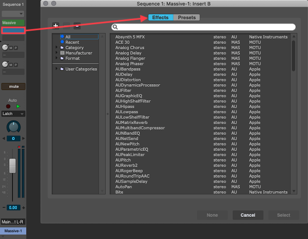 How to Insert Native Instruments Plug-ins in Digital Performer – Native Instruments