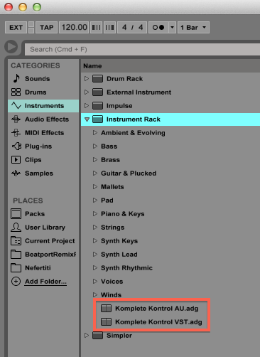 Kontrol-Keyboards mit einer DAW einrichten – Native Instruments