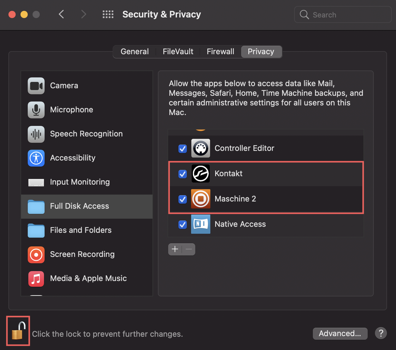 Maschine Error: "Missing Plug-ins. The following Plug-ins could not be loaded" – Native Instruments