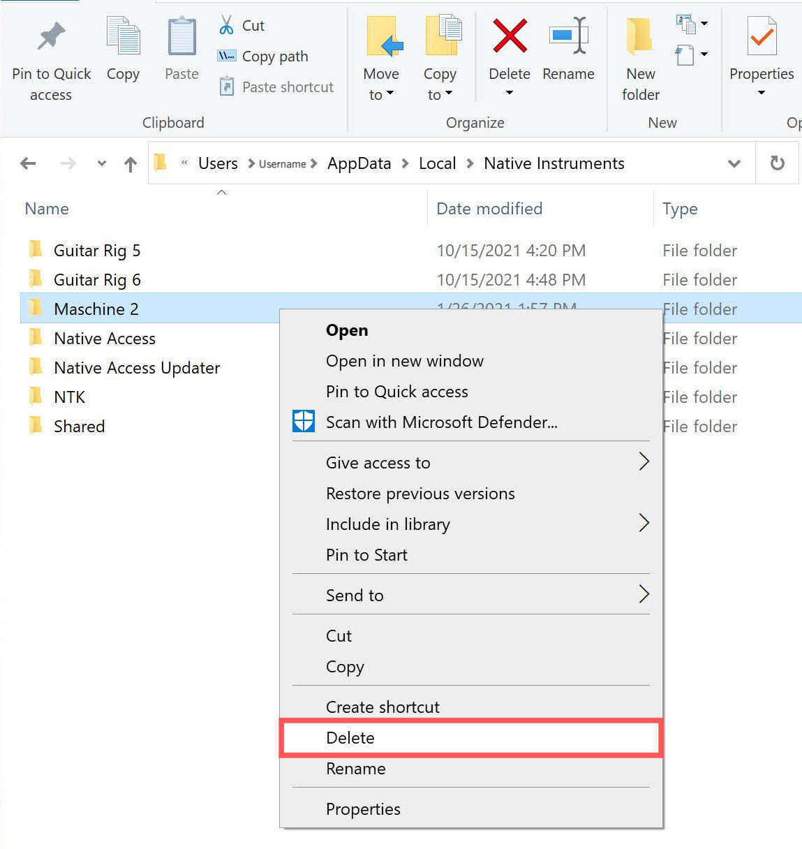 Maschine Error: "Missing Plug-ins. The following Plug-ins could not be loaded" – Native Instruments
