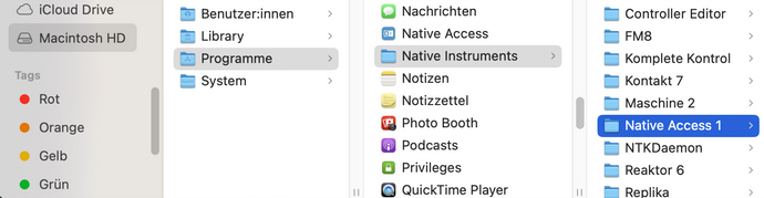 Native Access 1 & 2 gleichzeitig auf einem Apple Silicon M1-Computer ...